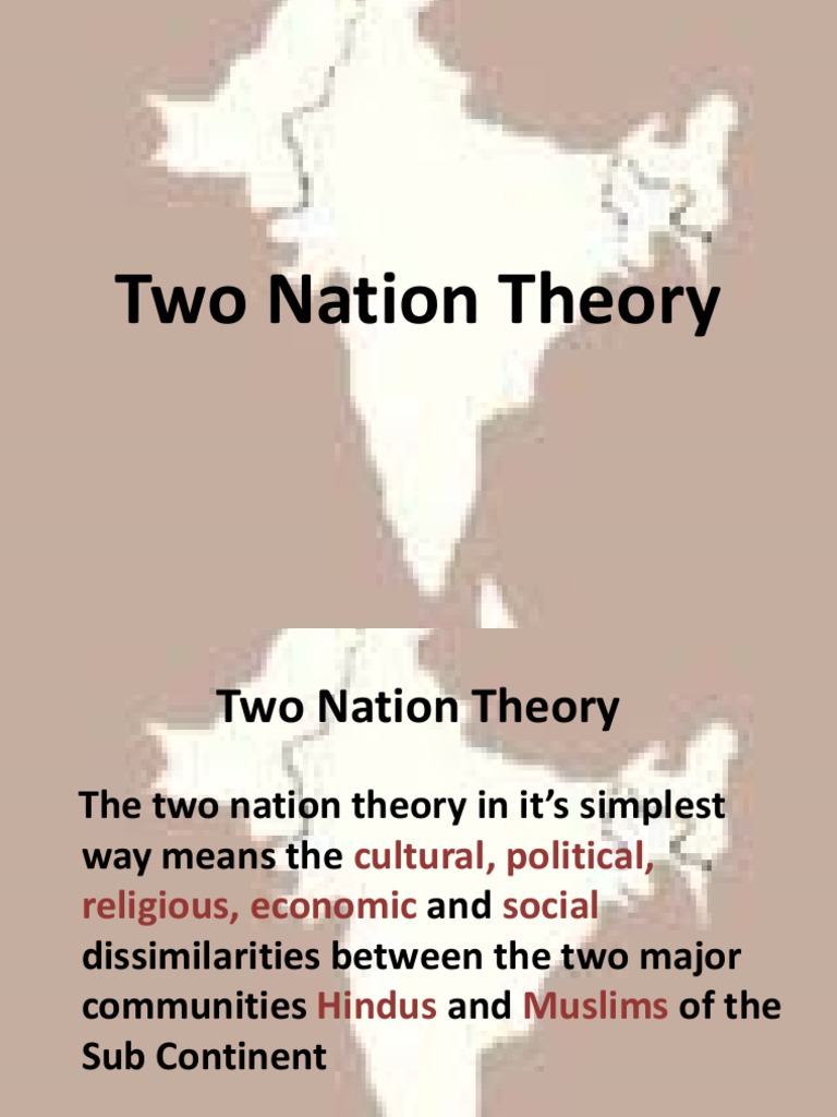 Two Nation Theory | PDF | Muhammad Ali Jinnah | Abrahamic Religions