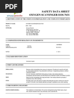 Safety Data Sheet - Distilled Water | PDF | Dangerous Goods | Toxicity