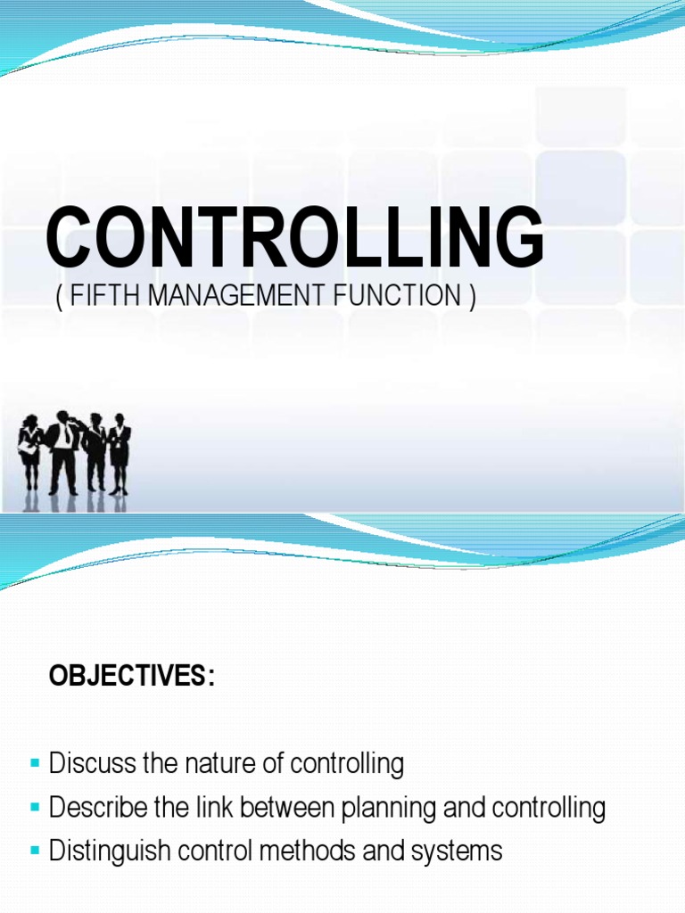 Controlling: (Fifth Management Function) | PDF | Business | Finance ...