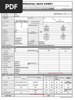 CSC Form 212 (Revised 2017) Personal Data Sheet | PDF | Employment ...