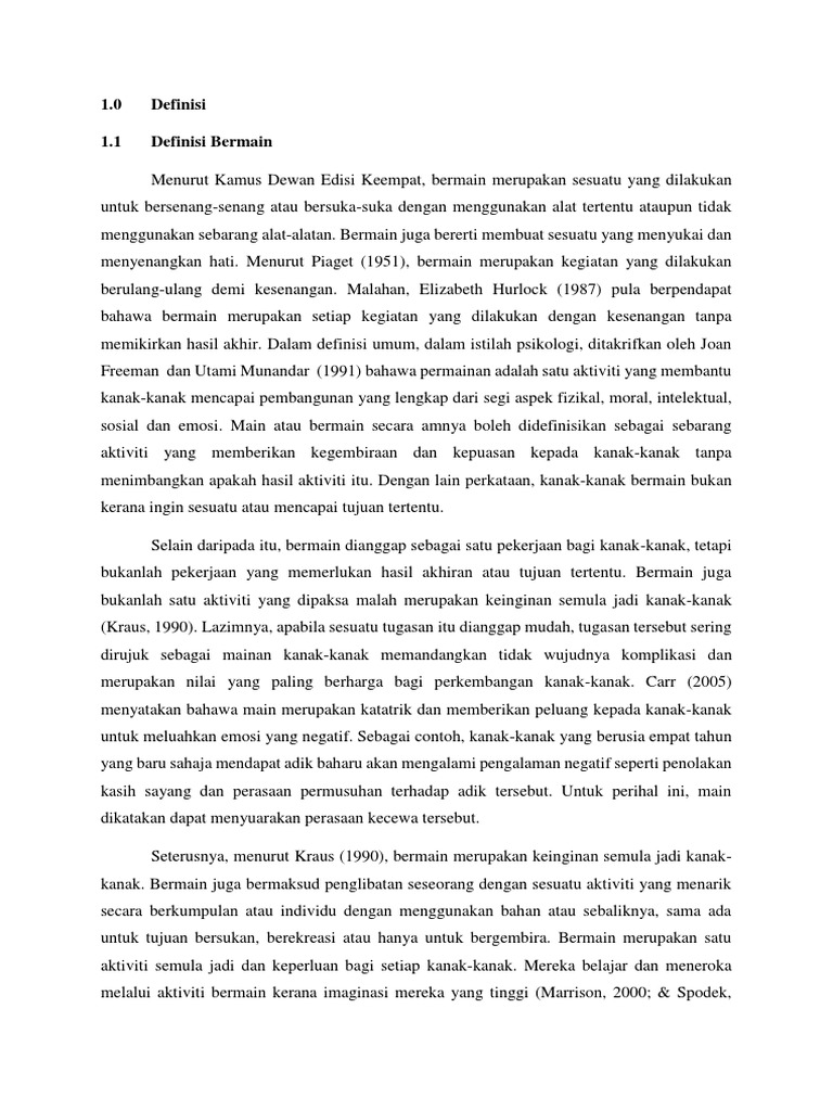 Permainan Moden Dan Tradisional | PDF