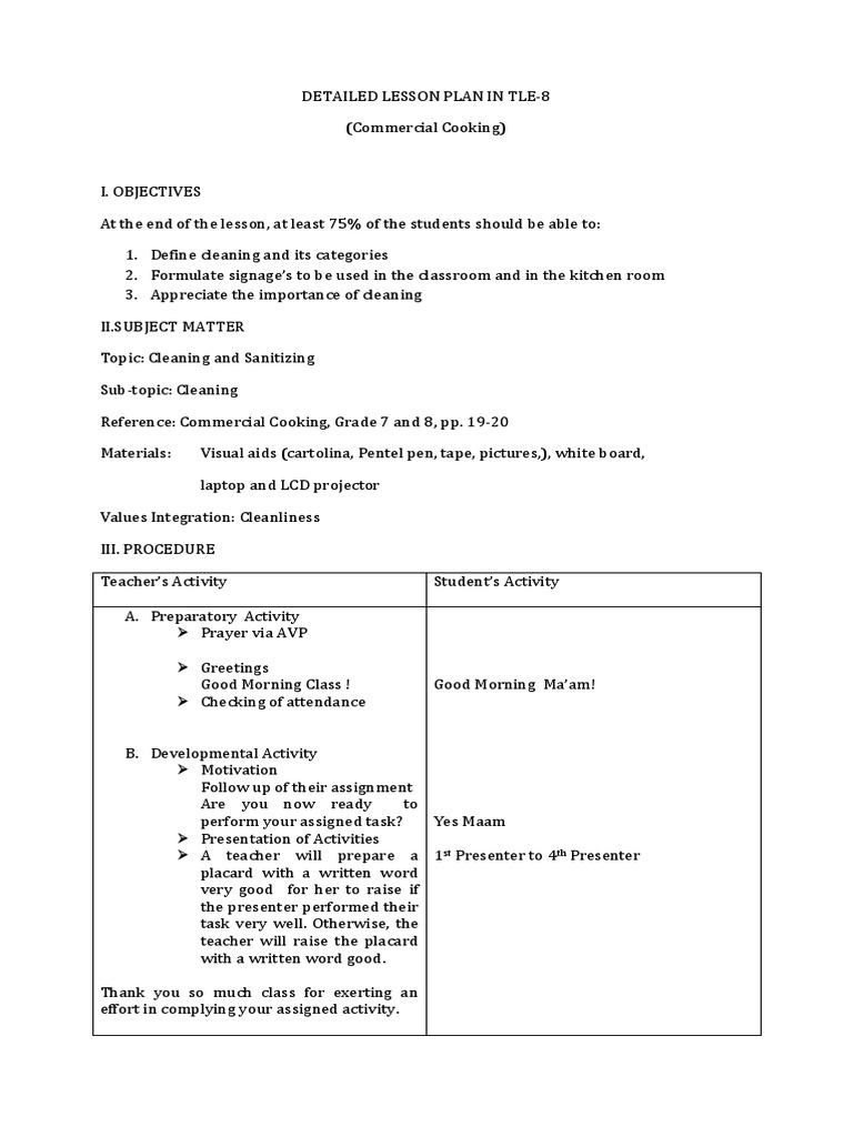 Tle Cleaning | PDF | Nature