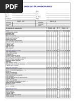 Check List Inspeccion Payloader | PDF | Fabricantes de vehículos de ...