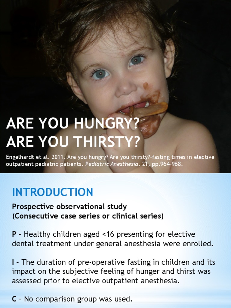 Fasting Times Presentation | Anesthesia | Fasting