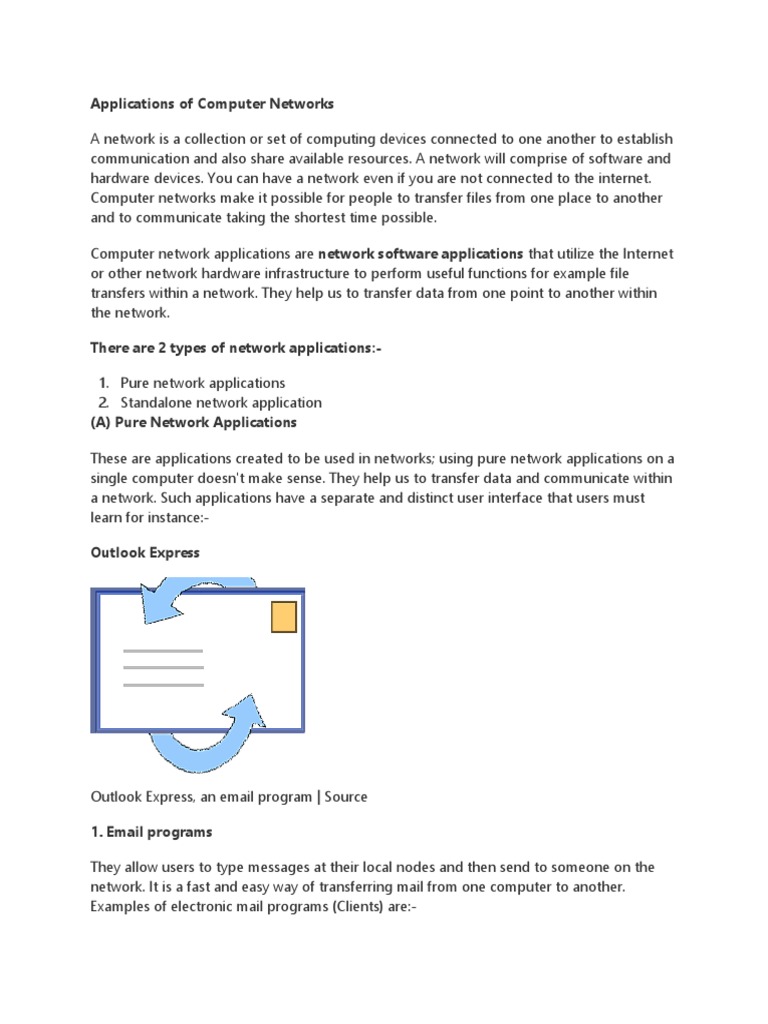 Overview of Computer Network Applications | PDF | File Transfer ...