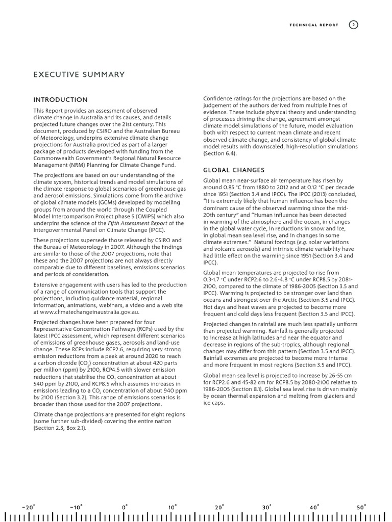 CCIA 2015 NRM TR Executive Summary | PDF | Intergovernmental Panel On ...