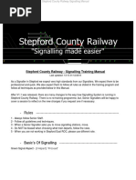 SCR Signalling Booklet V1.1 | PDF | Train Station | Rail Transport
