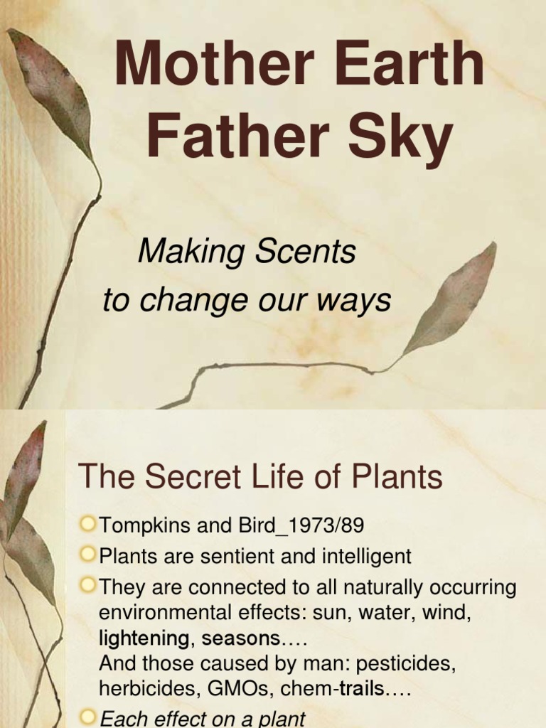Mother Earth Father Sky: Making Scents To Change Our Ways | PDF ...
