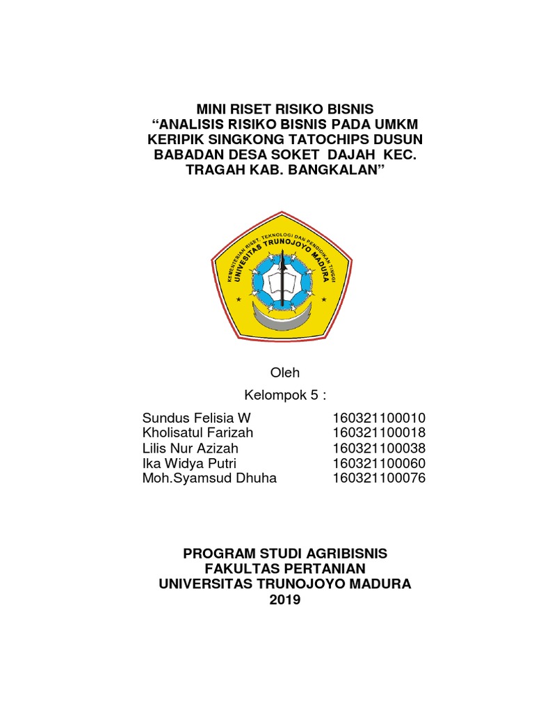 Mini Riset Kelompok 5 Print Iki Pdf Bisnis