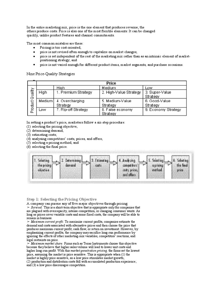 Pricing | PDF | Profit (Economics) | Pricing