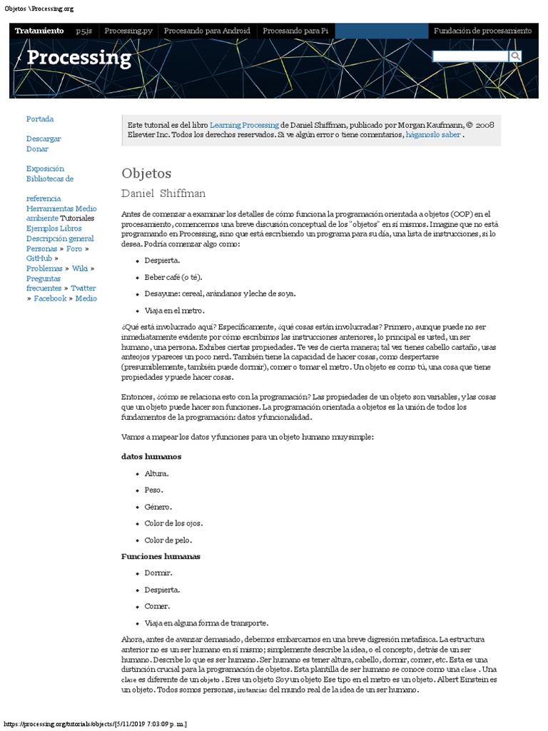 Tutorial Poo Pdf Tipo De Datos Clase Programación Informática