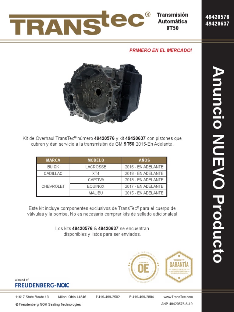 Transtec 9T50 | PDF