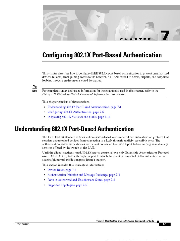 Understanding 802.1X Port-Based Authentication | PDF | Radius | Port (Computer Networking)