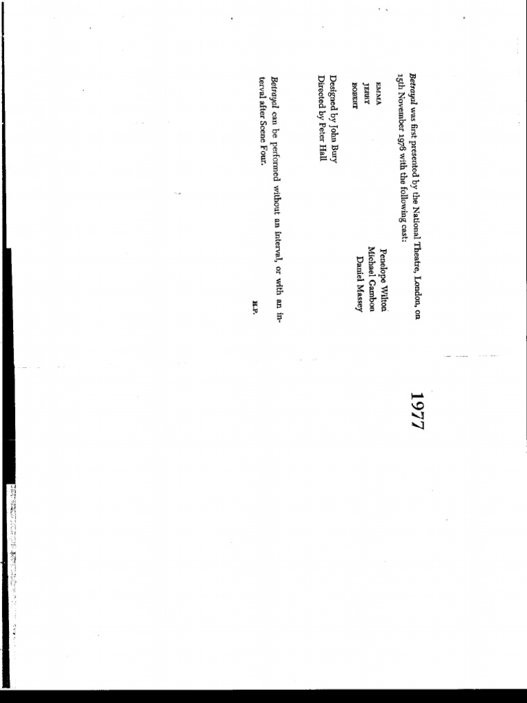 Betrayal Script PDF | PDF