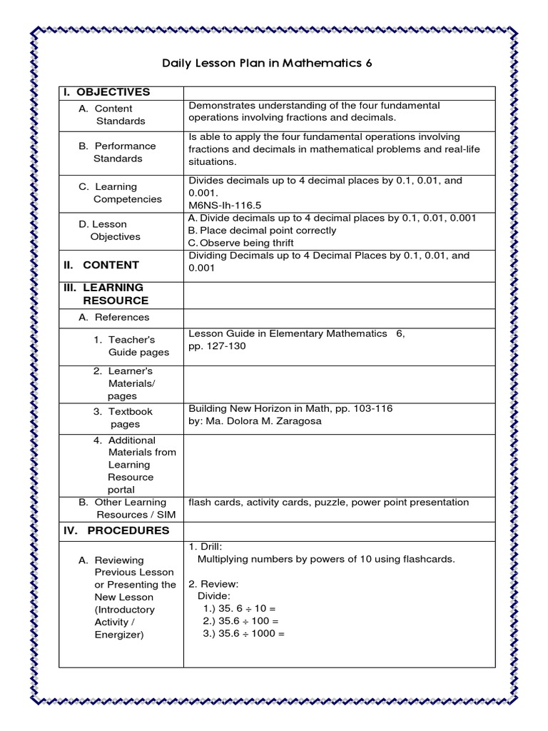 DLP in MATH-Dividing Decimals Up To 4 Decimal Places by 0.1, 0.01, and ...