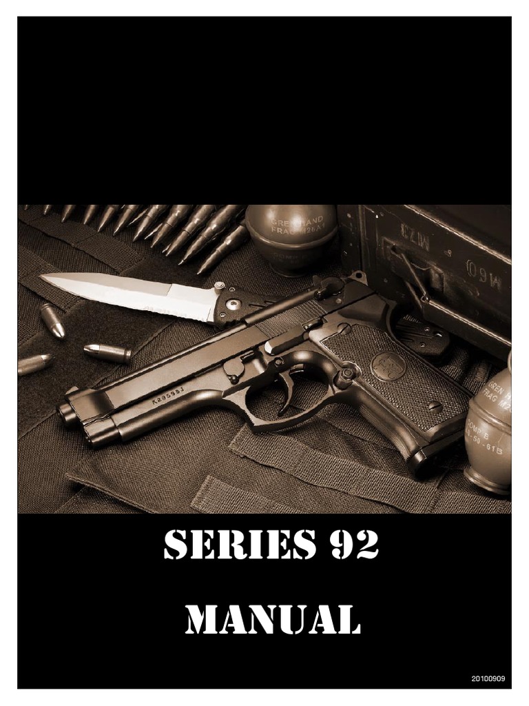 Beretta m9 Service Manual | PDF | Magazine (Firearms) | Hazards