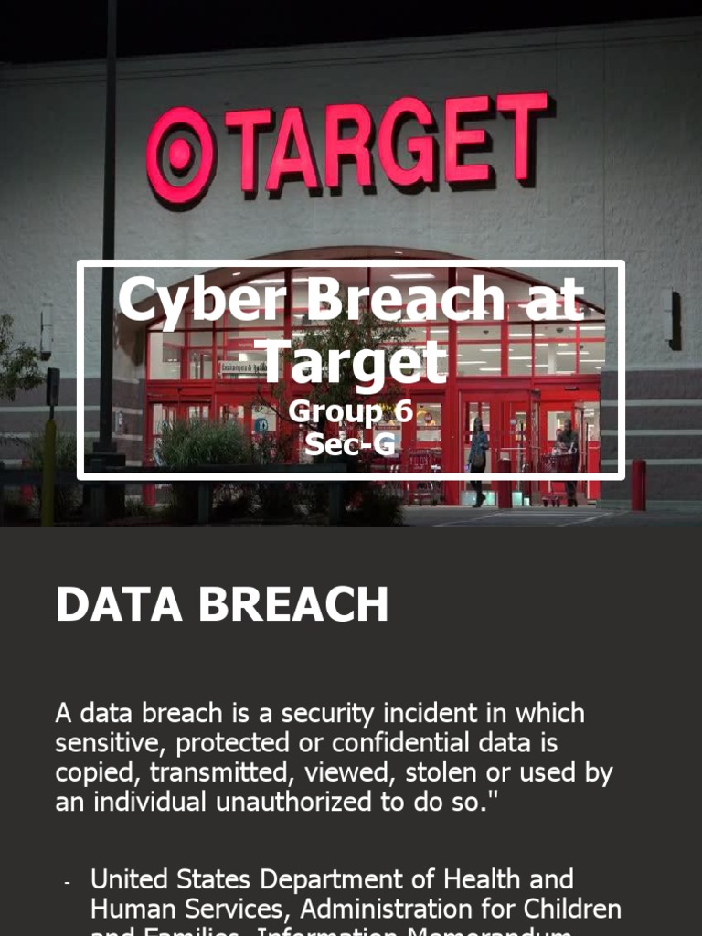 Target Data Breach Case Study 2013 | PDF | Target Corporation | Computer Security