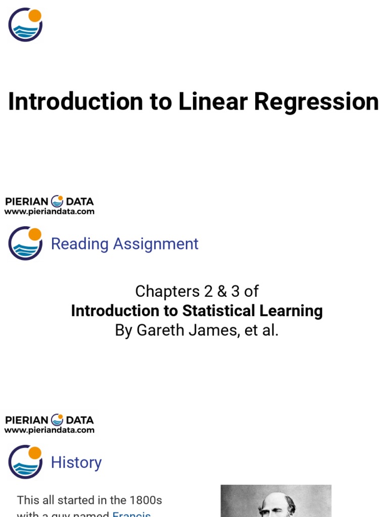 Intro To Linear Regression | PDF | Linear Regression | Errors And Residuals