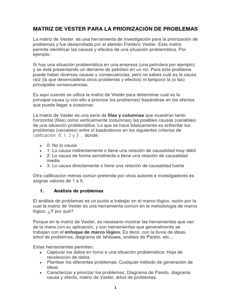 Vester | PDF | Matriz (Matemáticas) | Sistema de coordenadas Cartesianas