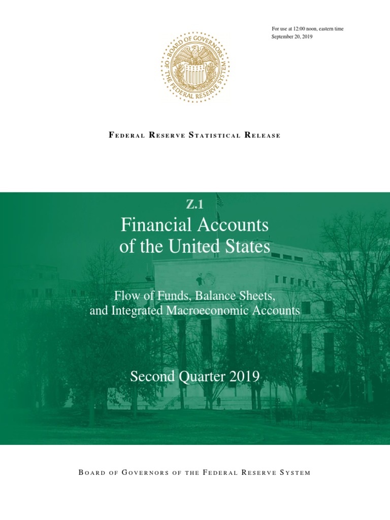 Financial Accounts of The United States: Second Quarter 2019 | PDF ...