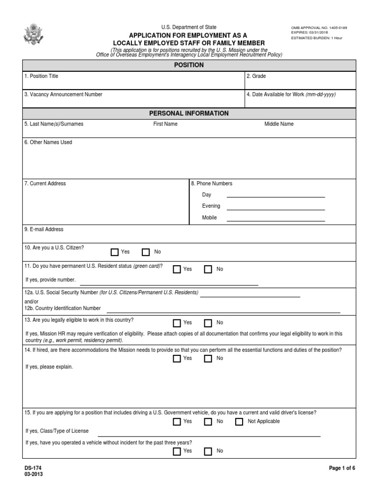 DS 174 Editable PDF | PDF | General Educational Development | Identity ...