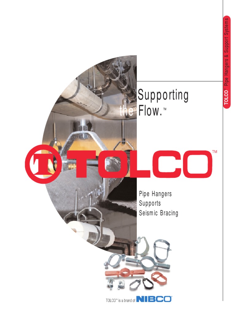 Pipe Hangers and Supports | PDF | Pipe (Fluid Conveyance) | Galvanization