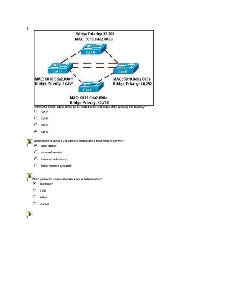 CCNA3 Practice Final Exam 98.1% | PDF | Network Switch | Computer Network