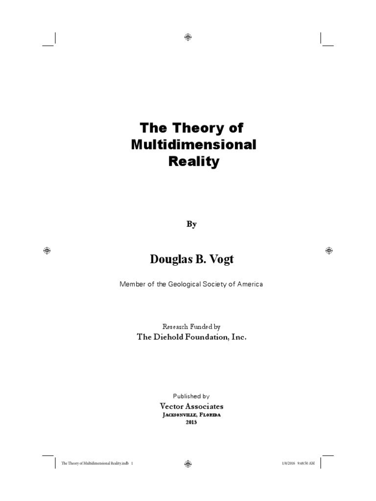 The Theory of Multidimensional Reality | PDF | Gravity | Science