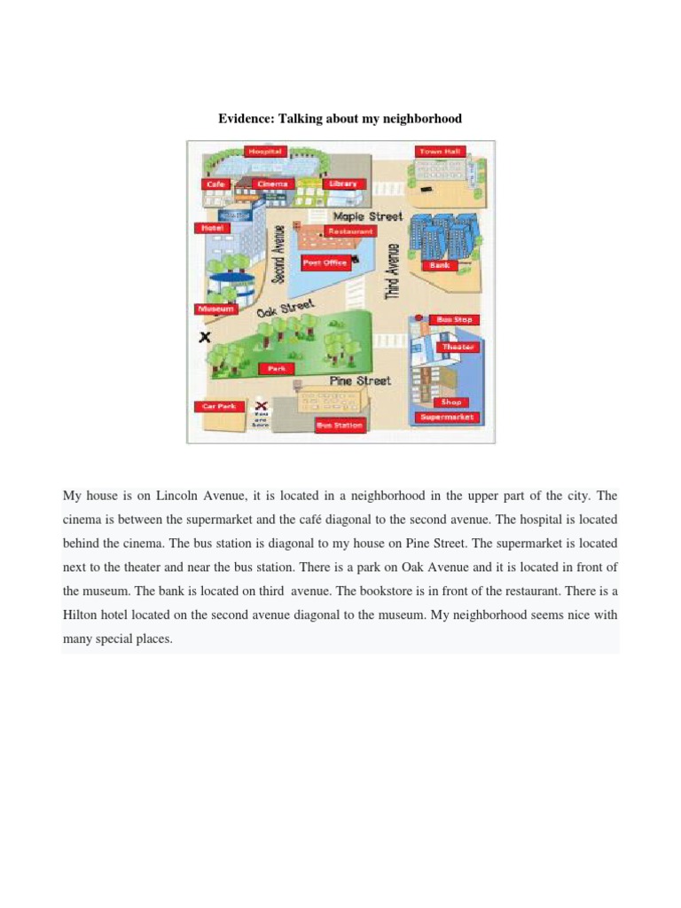 Evidence Talking About My Neighborhood | PDF