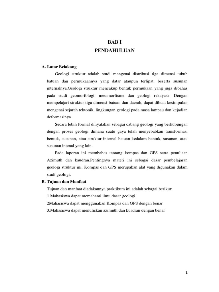 1.laporan Azimuth Dan Kuadran | PDF | Sains & Matematika