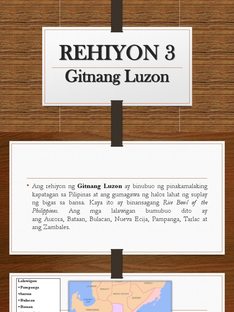 REHIYON 3 Gitnang Luzon (Autosaved) | PDF