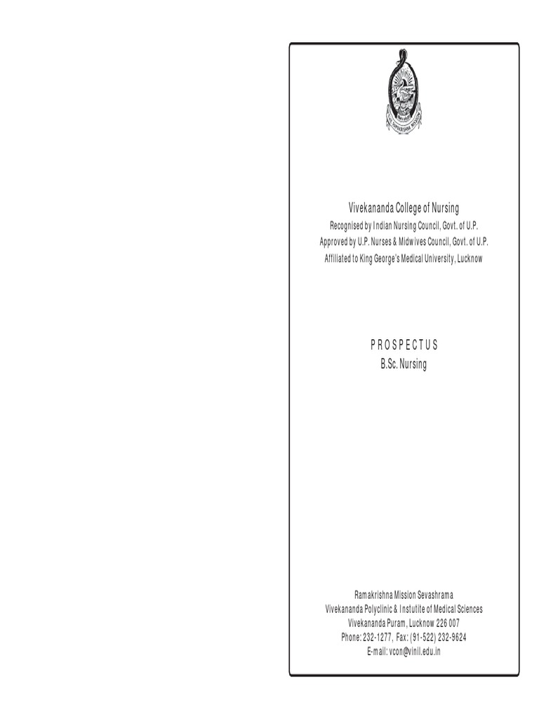 BSC Prospectus 2017-18 | PDF | University And College Admission | Nursing