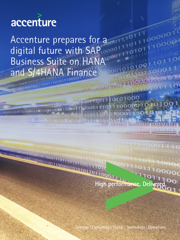 Accenture HANA Credential PDF | PDF | Sap Se | Enterprise Resource Planning