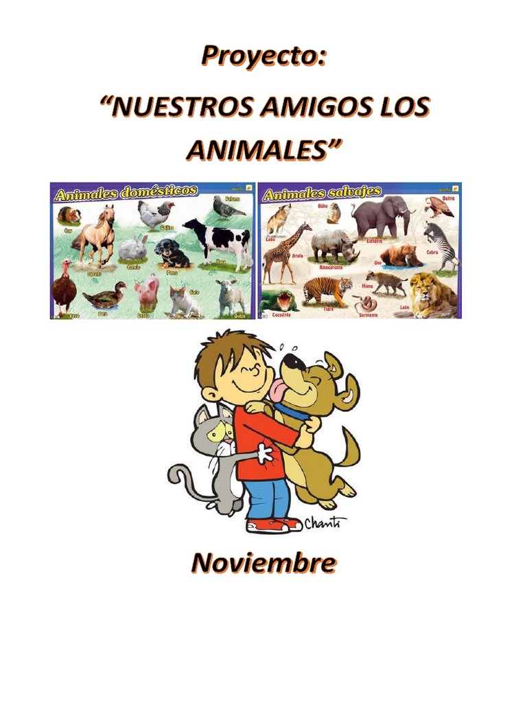 Proyecto Mis Amigos Los Animales | PDF | Creatividad | Aprendizaje