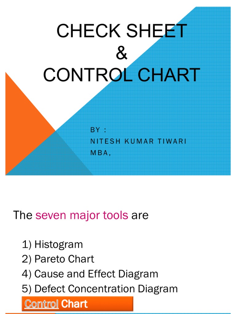 Check Sheet & Control Chart | PDF | Retail | Business