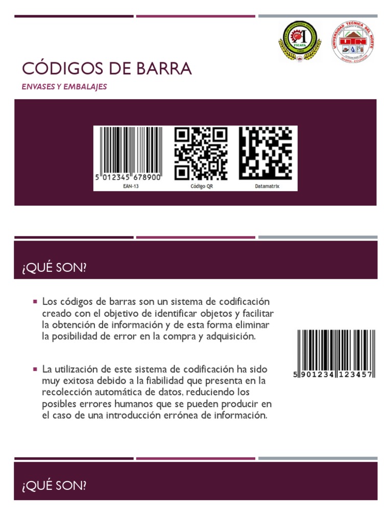 Códigos de Barra | PDF | Código de barras | Impresora (Computación)