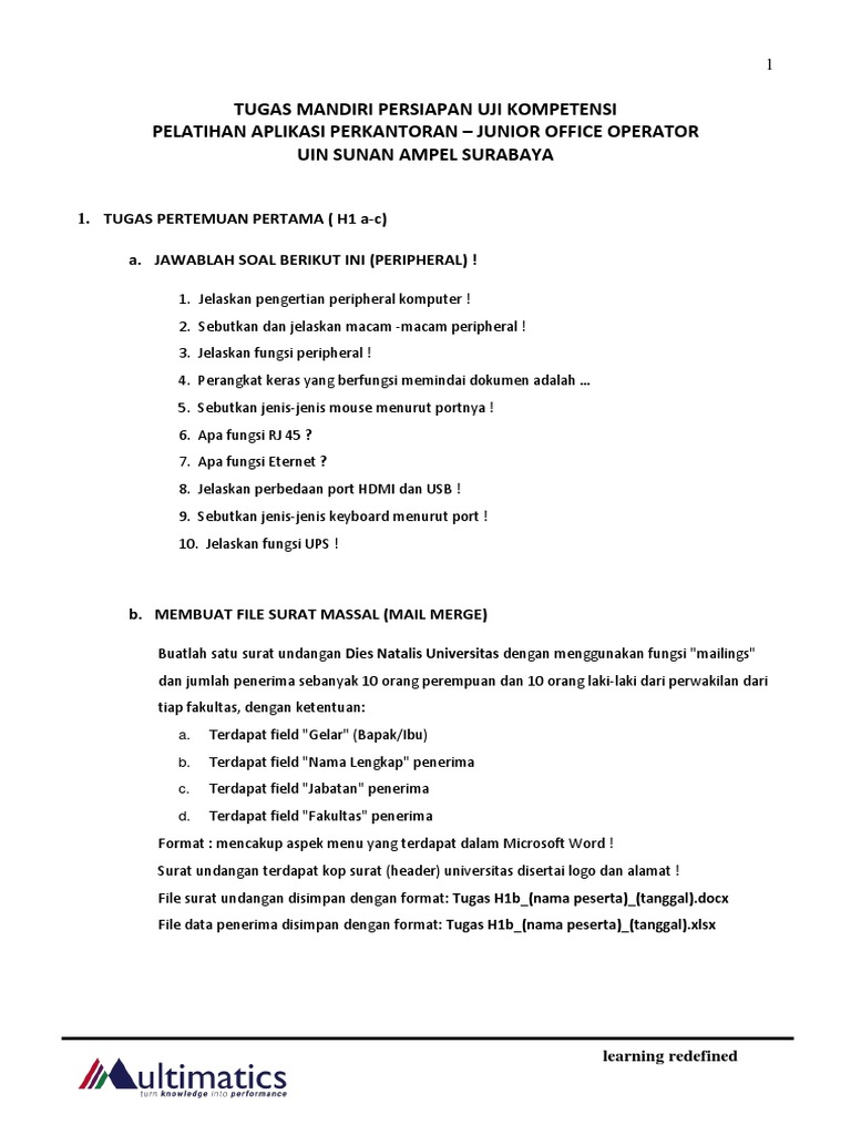 Latihan Soal ICT Computer | PDF