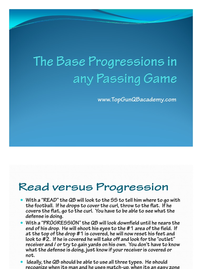QB Reading & Progression Guide | PDF