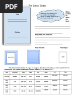City of Ember Chapter Comprehension Questions | PDF | General Fiction