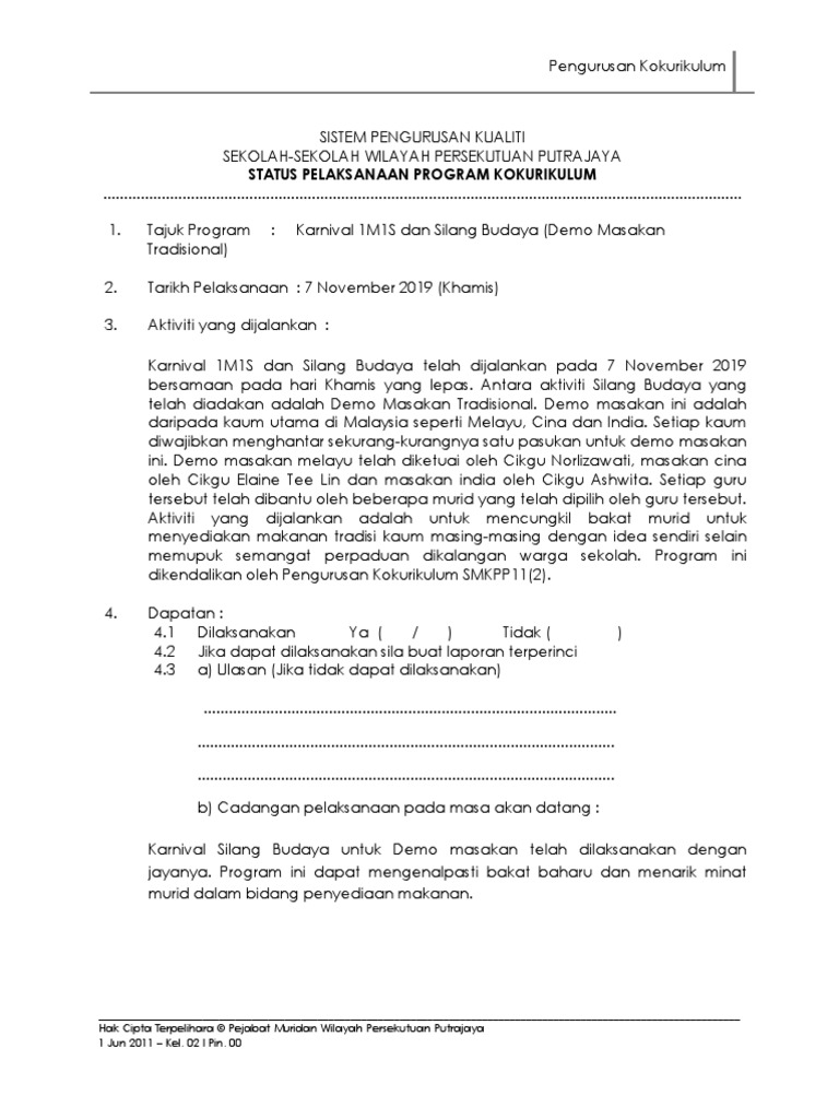 Dokumentasi Demo Masakan Silang Budaya 2019 | PDF