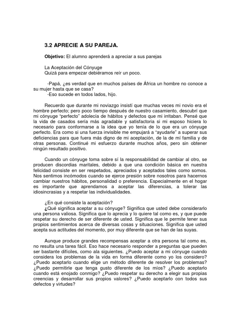 LECTURA10 | PDF | Tolerancia | Amor