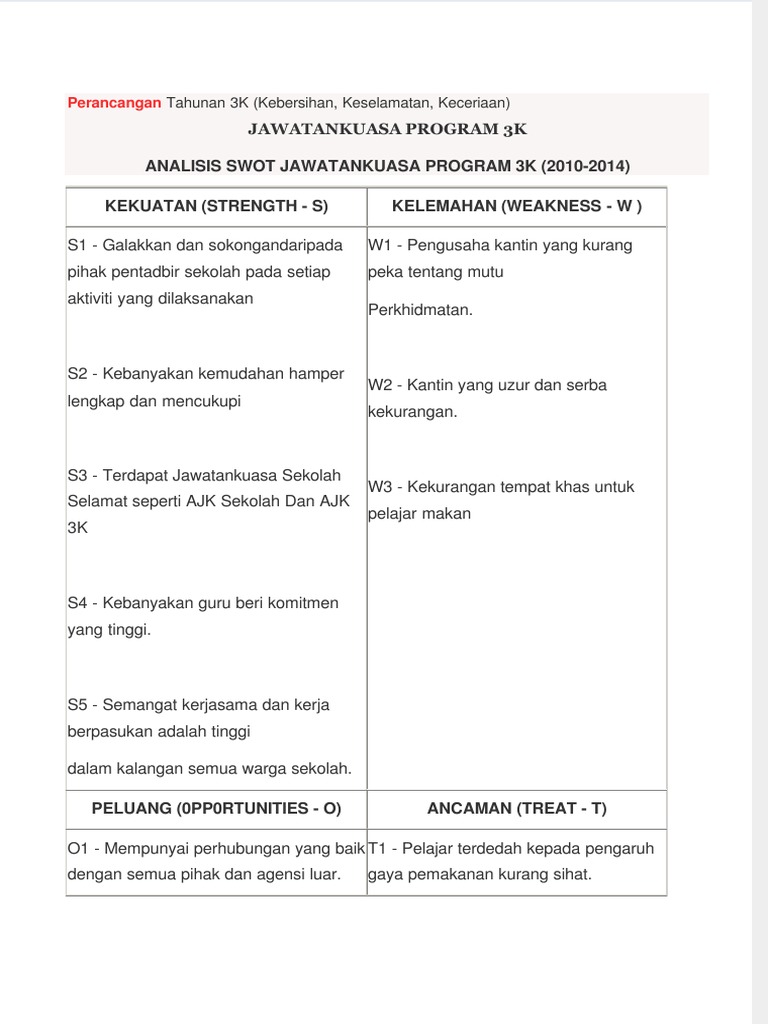 Perancangan 3k | PDF