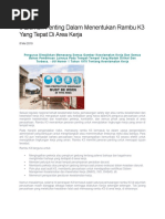 Panduan Kode Warna Dan Safety Sign | PDF