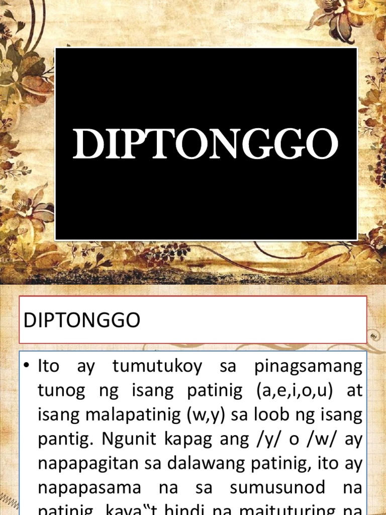 Diptonggo