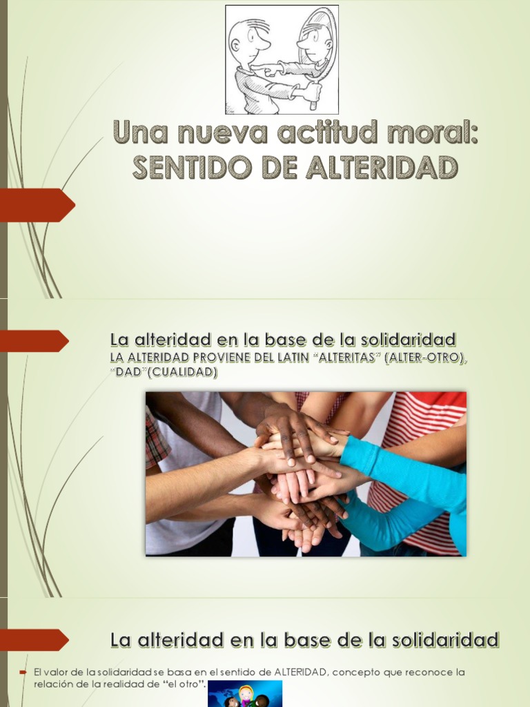 Presentación Qué Es La Alteridad? | PDF | Instituciones sociales ...