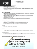 Boarding House Rules | PDF | Bathroom | Home