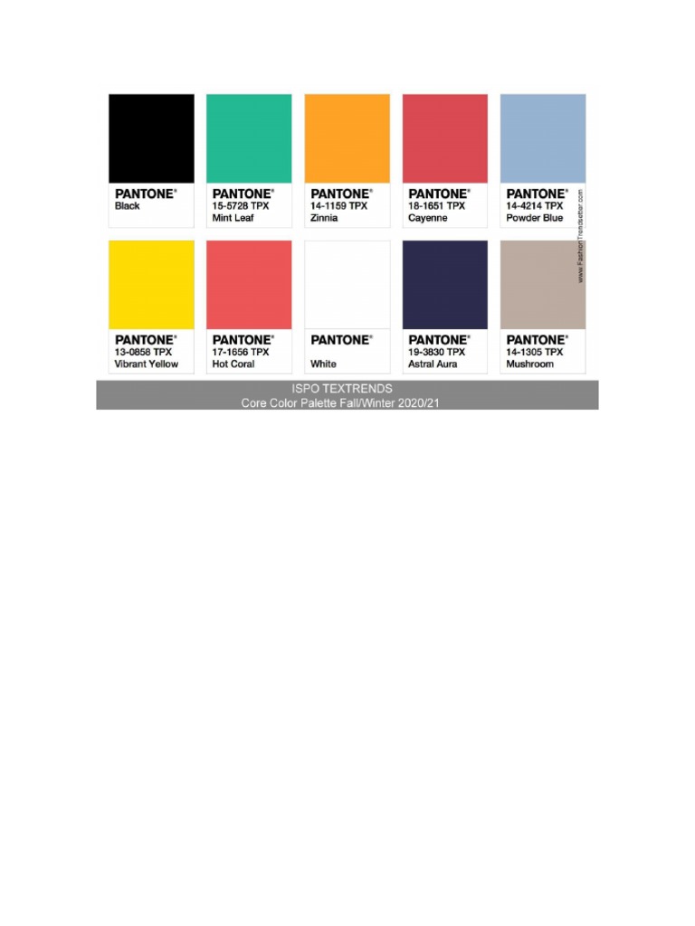 Carta de Colores-Pantone | PDF | Qualia | Color