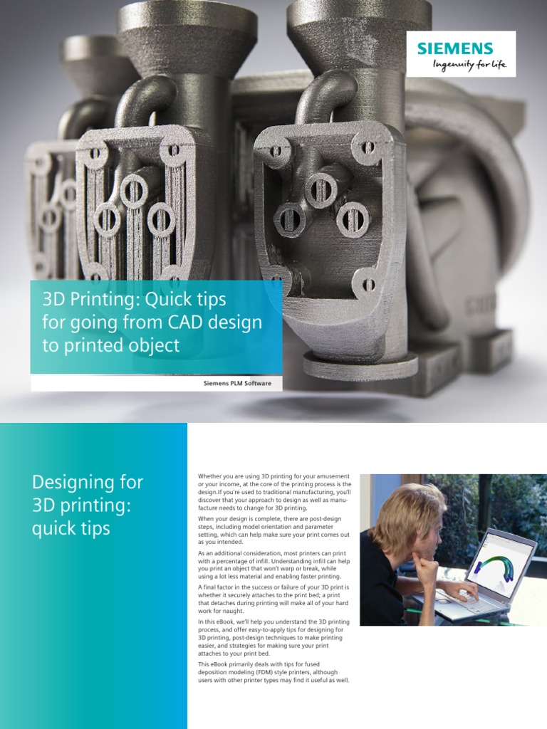Siemens PLM 3D Printing Tips Eb 68976 Tcm27 32537 | PDF | 3 D Printing ...