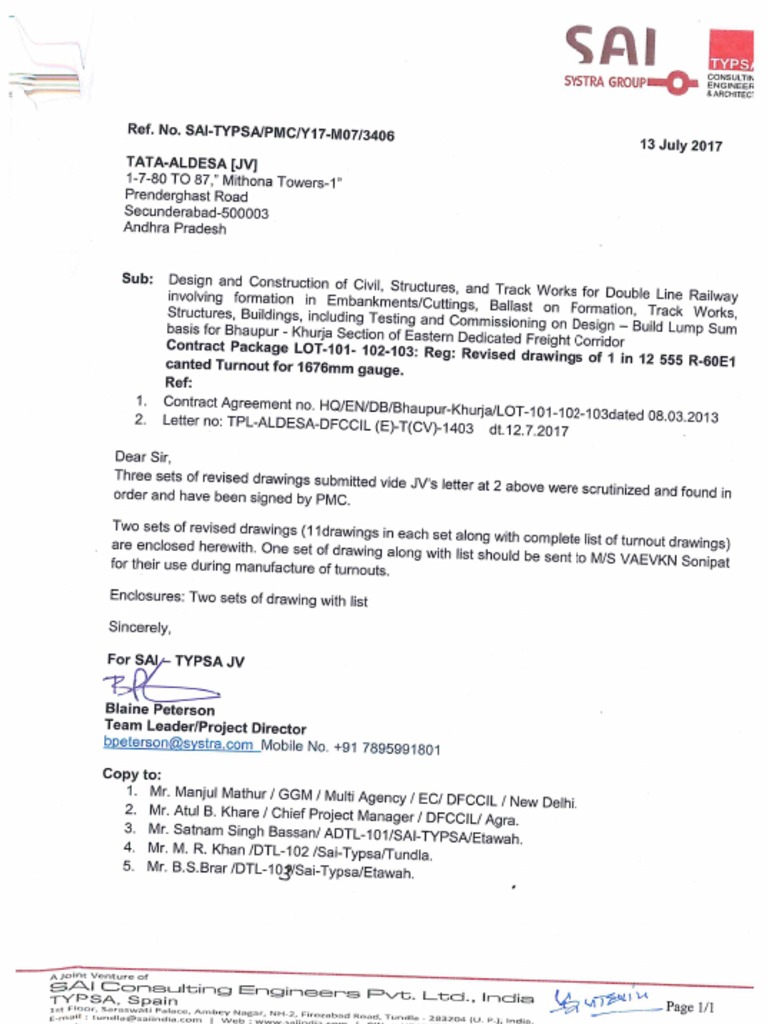 PMC Letter No-3406 | PDF