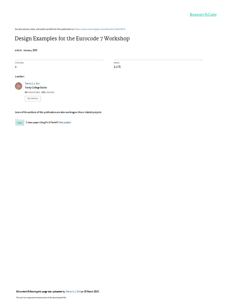 Eurocode 7 Geotechnical Design Guide | PDF | Deep Foundation | Building Technology